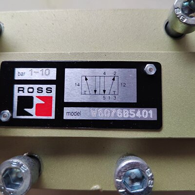 询价ROSS进口电磁阀，W6076B4401，W6076B54，可维修