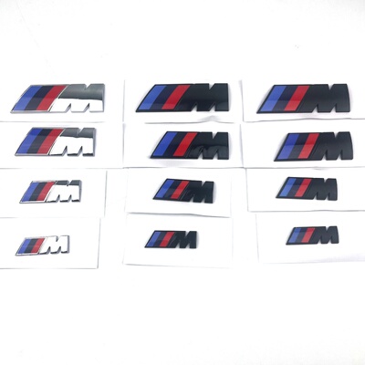 宝马叶子板侧标M尾标改装