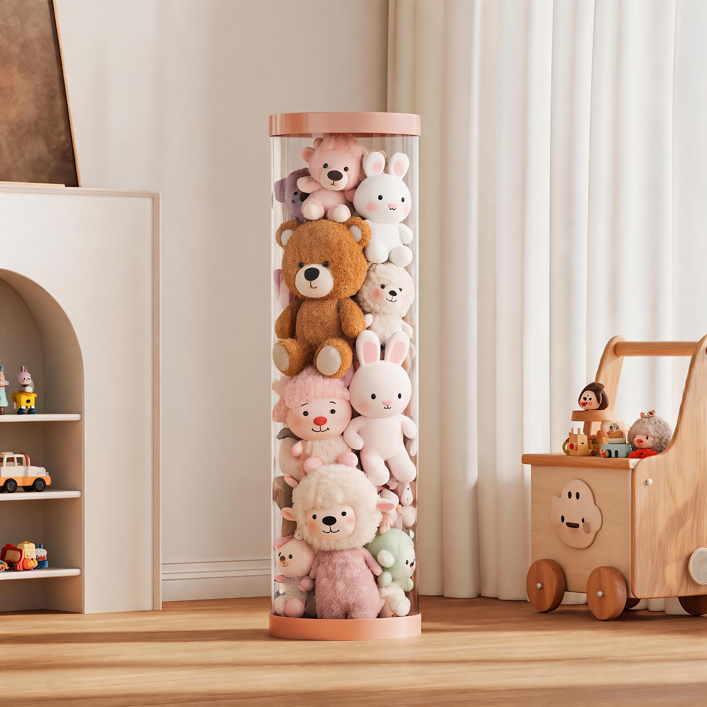 jellycat收纳架公仔摆放展示架毛绒玩具玩偶储物架棉花娃娃置物架
