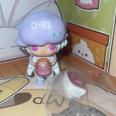 正版盲盒 DIMOO 时光漫游系列 编号D01 配件未拆