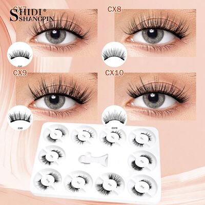Hot Sales Reusable Magnetic Eyelashes 5/10 Pairs Natural