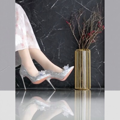 婚鞋百搭气质高跟鞋新娘不累脚