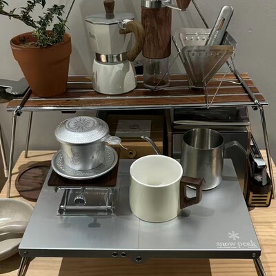 户外轻量化折叠桌395克一秒开合