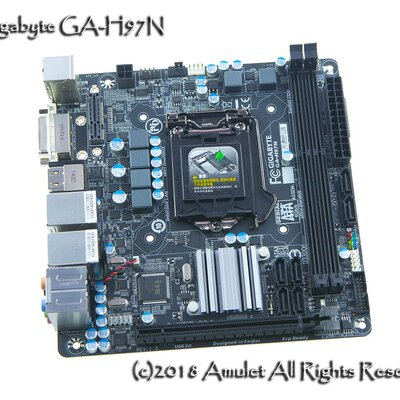 / GA-H97N，ITX 17*17cm主板，H97芯片组，适合NAS议价
