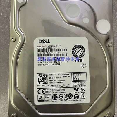 4TB 12G SAS 3.5 MG04SCA40ENY 01MVTT 服务器硬盘议价