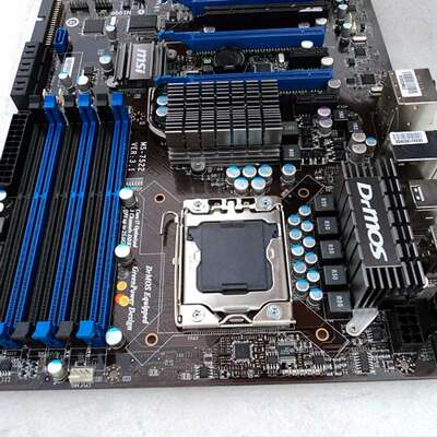 微星X58 PRO-E 1366针脚 X58主板 支持E5640 L5640 X5677正品议价