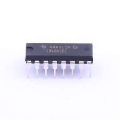 CD4042BE 锁存器 差分输出D型锁存器 DIP-16