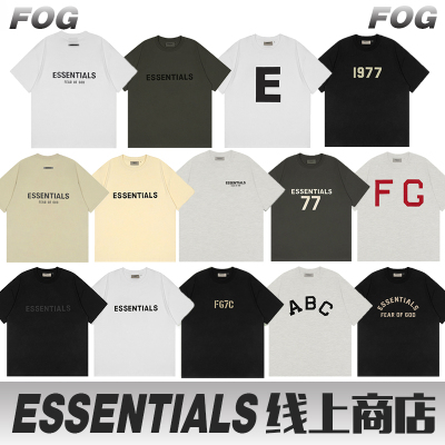 高品质ESSENTIALS短袖t恤宽松