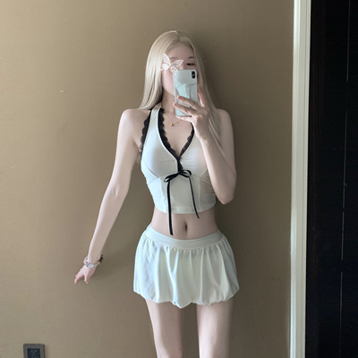 新款比基尼分体夏高级感显瘦度假