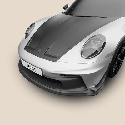 适用于保时捷992GT3碳纤维下唇