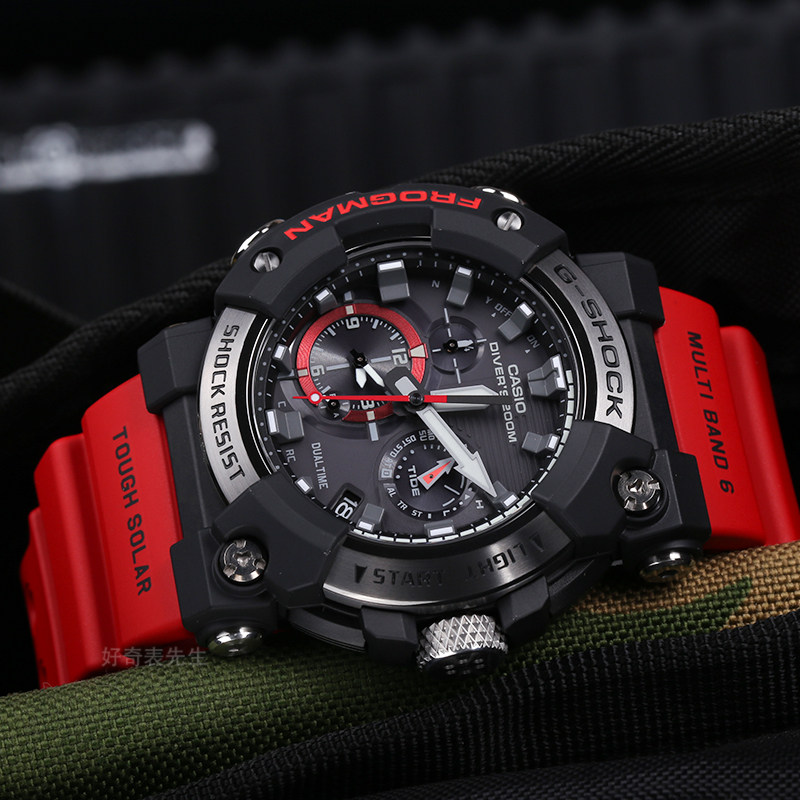 卡西欧G-SHOCK七代蛙人蓝牙电波手表男GWF-A1000-1A 1A2 1A4 XC C_虎窝淘