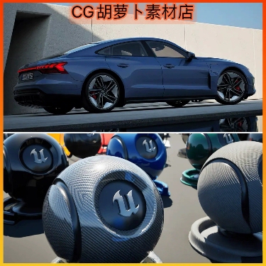 UE5.5新版汽车油漆内饰材质Substrate Automotive Materials