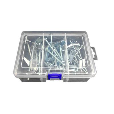 美制兰花夹配盘头螺丝套装Toggle Bolt 1/4  3/16  1/8