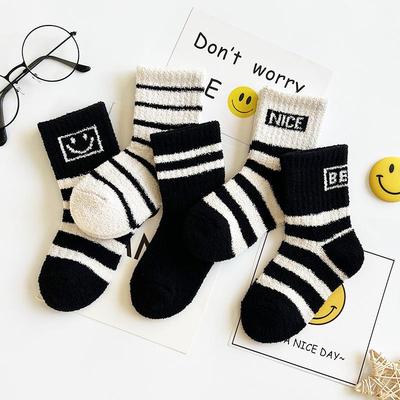 珊瑚绒加厚保暖儿童袜