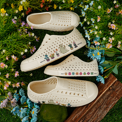 crazy ativ守护灵系列亲子洞洞鞋儿童男女大童EVA沙滩鞋雨鞋凉鞋