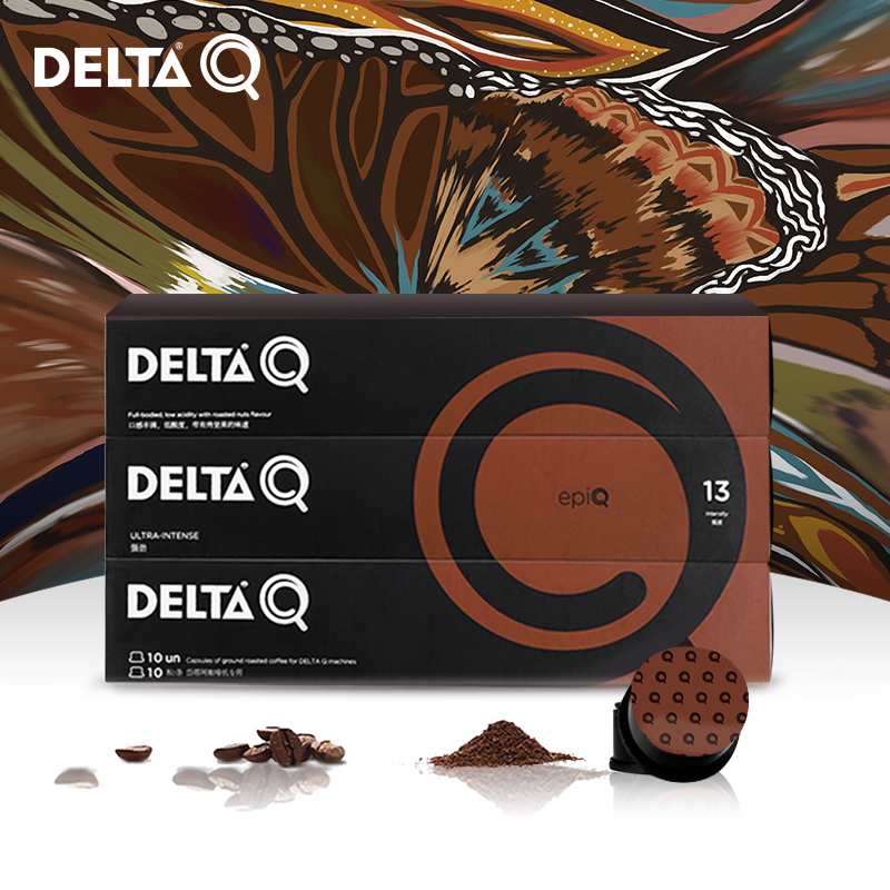 DELTA Q 13号葡萄牙进口纯咖啡现磨咖啡胶囊粒浓缩咖啡delta_虎窝淘