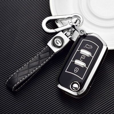 21款传祺gs4钥匙套新m6 gs3壳ga6 gs5 ga4折叠汽车钥匙包扣男女式