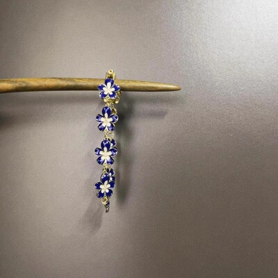 Vintage古着 Dripping oil flower手链