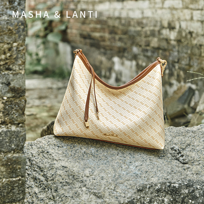 高级感大容量通勤腋下包