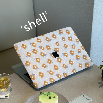 适用于Macbook保护壳刺绣小雏菊