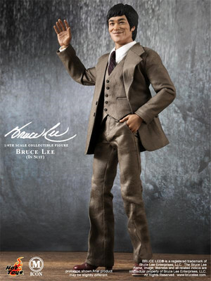 【现货】HOTTOYS HT 1/6 MIS11 微笑 李小龙 西装 西服版 带座椅