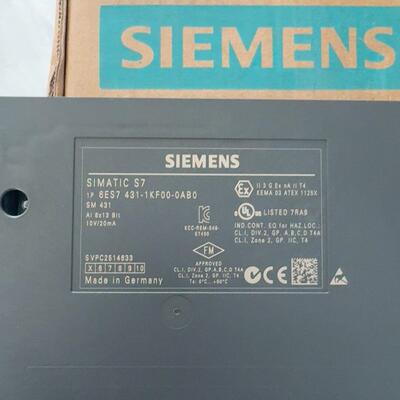 6ES7 431-1KF00-0AB0 SIMATIC S7 AI 8x13Bit 工控模块议价维修