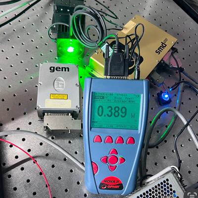 GEM 532 绿光激光器 350mw输 科研实验激光光源议价维修
