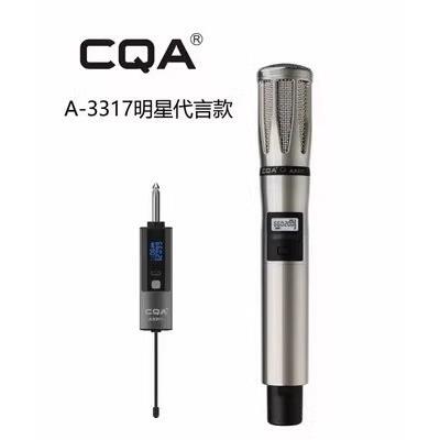 CQA-A3318无线麦克风声卡户外降噪话筒cqa3317 假一罚十