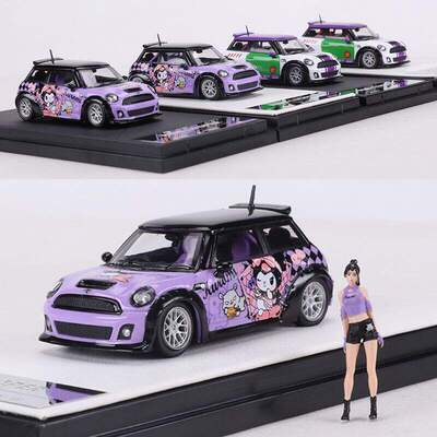 新款 AM 1:64MINI Cooper迷你古巴库洛米/巴斯光年涂装合金车模型