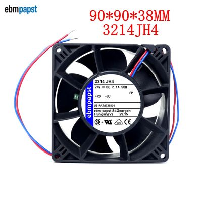 百分百全新原装德国 3214JH4风扇 92X92X38MM 24VDC 散热风扇9038