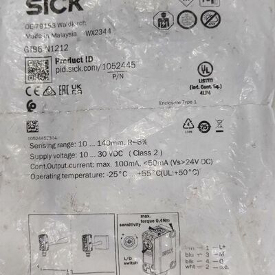 SICK西克GTB6-N1211光电传感器  马