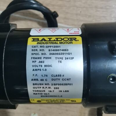 拆机美国BALDOR 葆德电机GPP12501减速电机速