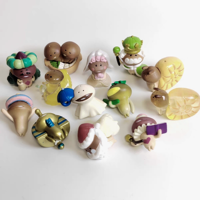 正版日本万DAI扭蛋散货栽培蘑菇人方吉 食玩萌萌可爱公仔玩具摆件