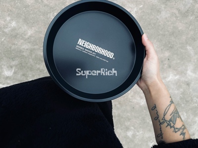 包邮nbhd黑化风餐盘烤盘露营野营便携赠收纳袋轻便耐用沙拉盘帅气