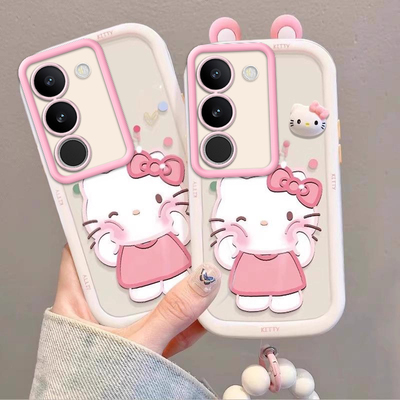 泡芙kt猫vivoS17壳V2283A情侣全包防摔软高级男女可爱套外壳