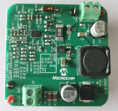 MCP1633_SEPIC demo board/PWMLED调光/适用于下桥臂MOSFET的拓扑