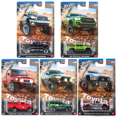Hot Wheels风火轮 高级普卡 GDG44 丰田皮卡系列仿真合金汽车模型