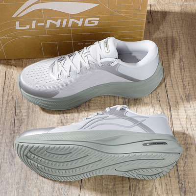 李宁秋冬款越影5代加厚跑步鞋男2025冬季新款软弹舒适运动鞋男鞋
