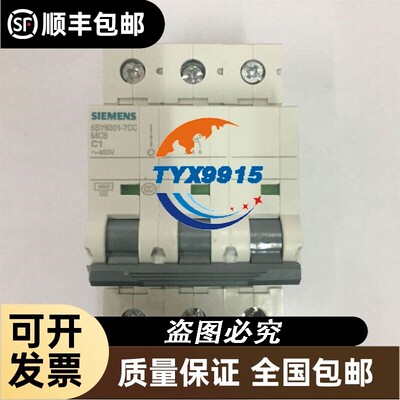 5SY6小型断路器MCB开关5SY63017CC 3P C1A 5SY6301