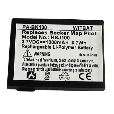 适用奔驰C260 GLK300 Becker Map Pilot汽车导航仪电池HJS100