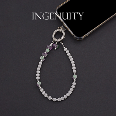 匠心手工坊原创猫眼石爱心款腕链