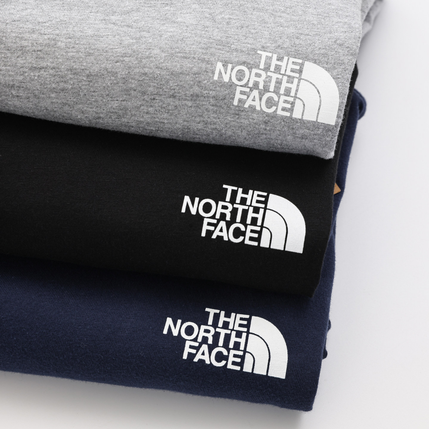 美版正品 TheNorthFace北面印花T恤男士夏季透气运动休闲圆领短袖