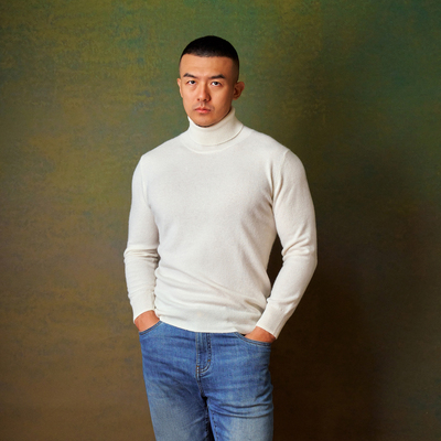 AllenXie高领羊绒羊毛衫