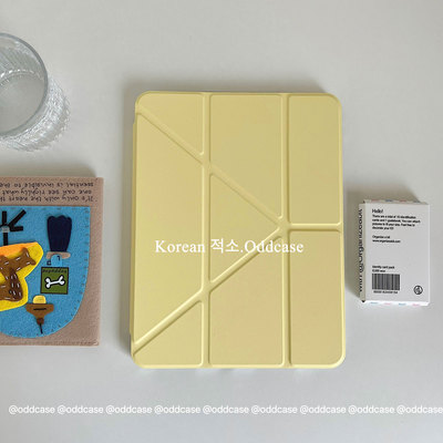 软软鹅黄色~送星贴钻ipadY＋3壳