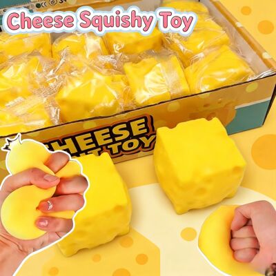 Squishy Square Cheese Squeeze Toys Rebound Push Stress Relie