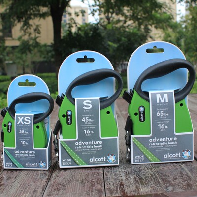 Alcott伸缩链狗狗牵引绳遛狗绳