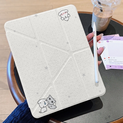 ganadi小狗适用ipad11代air8/7/6/pro11平板保护套caseipad10代10.9英寸9/8/7代minni6/78.3防弯亚克力背板