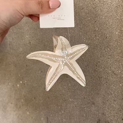 4.25韩国东大门nyunyu发饰海星可爱海豚抓夹