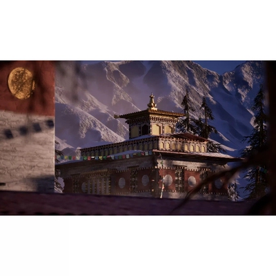 UE5.5亚洲雪山西藏寺庙宇修道院Asian Monastery Refuge