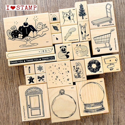 KODOMO木制手账图章2024新款